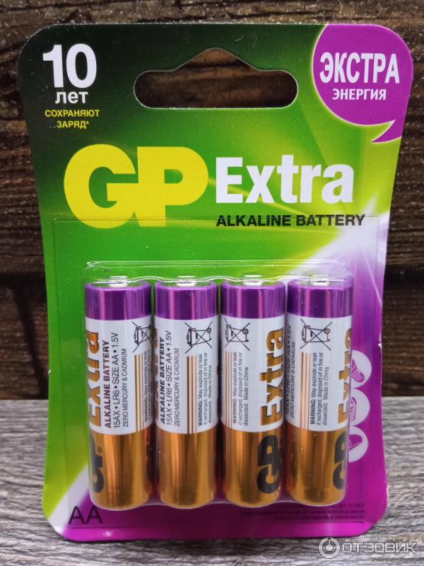 Отзыв о Алкалиновые батарейки GP Extra | Отлично подходят для ...