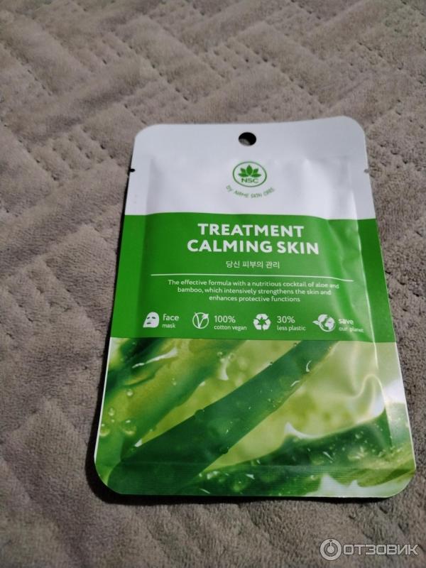Отзыв о Тканевая маска для лица NSC Treatment calming skin | Очень даже ...