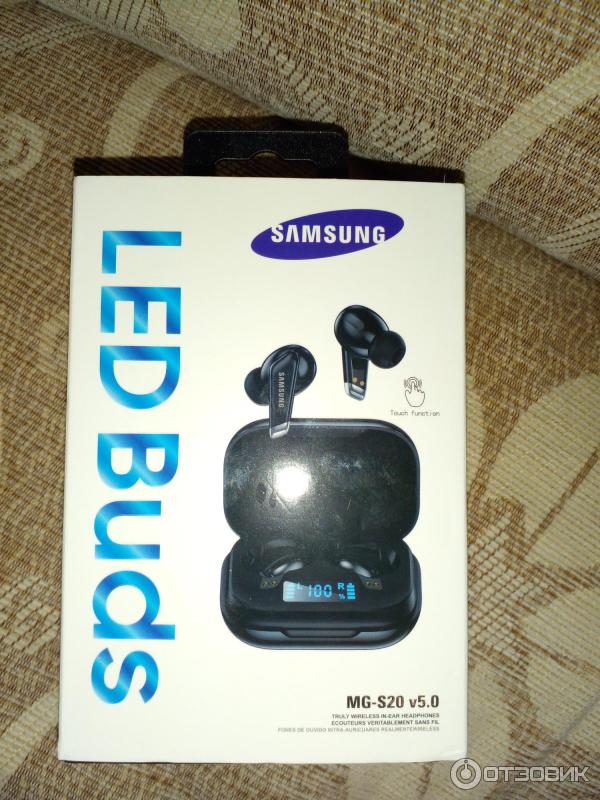 Отзыв о Беспроводные наушники с микрофоном SAMSUNG MG-S20 Bluetooth 5.0 ...