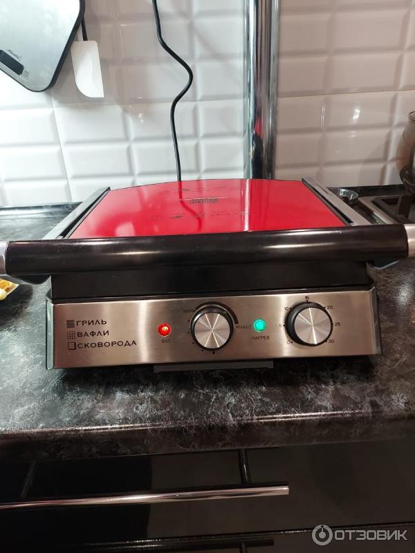 Отзыв о Электрогриль GFgril GF-185 | Пока работает. 2 сменные панели ...
