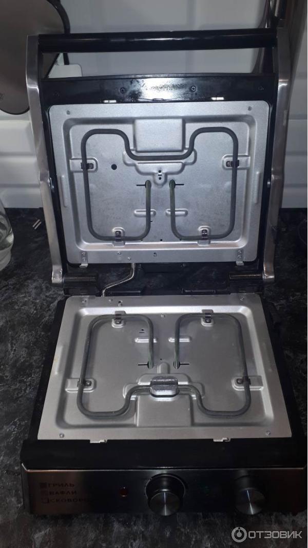 Отзыв о Электрогриль GFgril GF-185 | Пока работает. 2 сменные панели ...