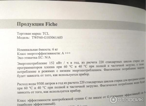 Отзыв о Стиральная машина TCL TWF60-G103061A03 | Выгодный и надёжный ...