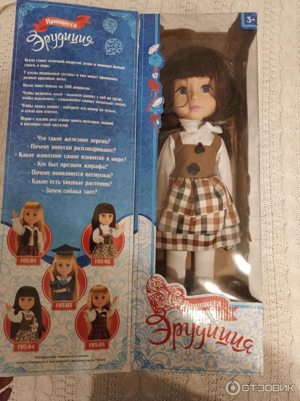 Отзыв о Интерактивная кукла Chenghai Junfa Toys "Принцесса Эрудиция" | Сама задаёт вопрос - сама ...