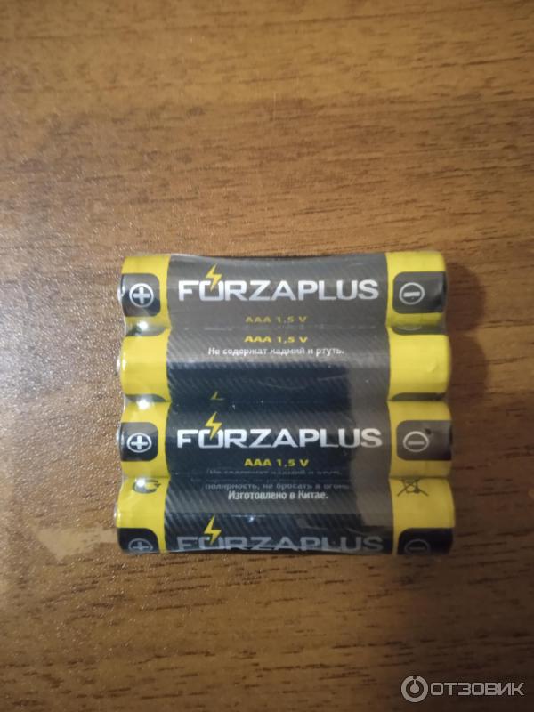 Отзыв о Алкалиновые батарейки Forza plus | Обеспечивают работу многих ...
