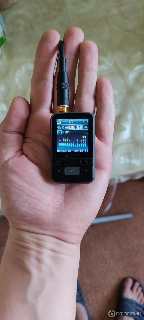 Отзыв о MP3-плеер Digma Z4 | Данный плеер брал для прослушивания аудиопрограмм и не ожидал ...