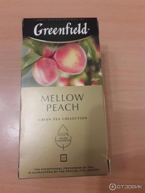 Отзыв о Зеленый чай Greenfield "Mellow Peach" | Нежный персик и зеленый ...