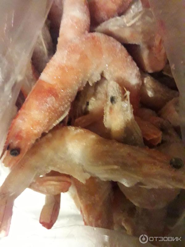 Отзыв о Креветки Agama "Королевские XXL" варено-мороженые | Королевская ...