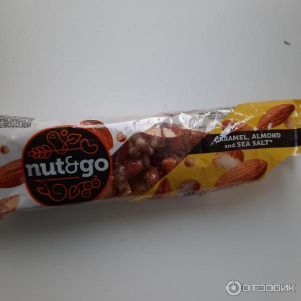 Отзыв о Миндальный батончик Nut n Go | Сладкоежкам подойдёт)