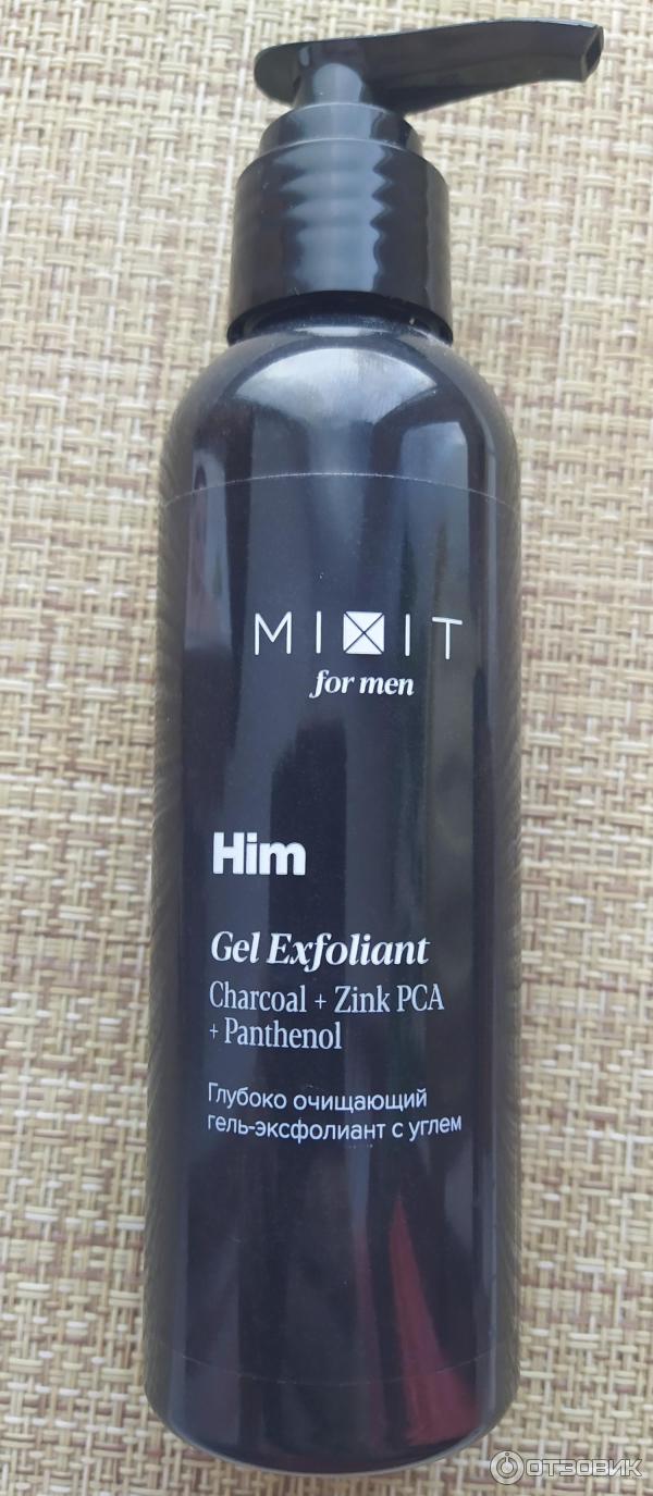 Отзыв о Глубоко очищающий гель-эксфолиант с углем Mixit Him Gel ...