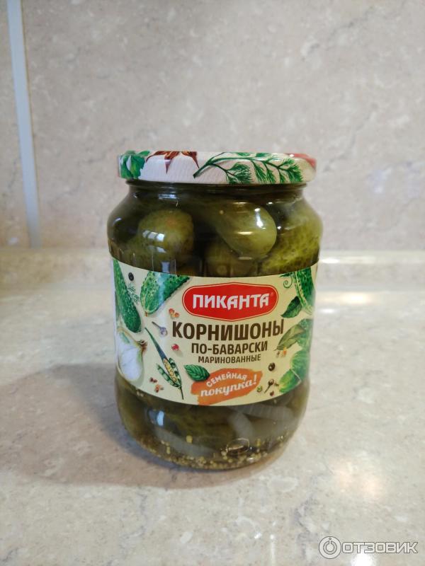 Отзыв о Огурчики маринованные Пиканта "По-баварски" | Отличные и ...