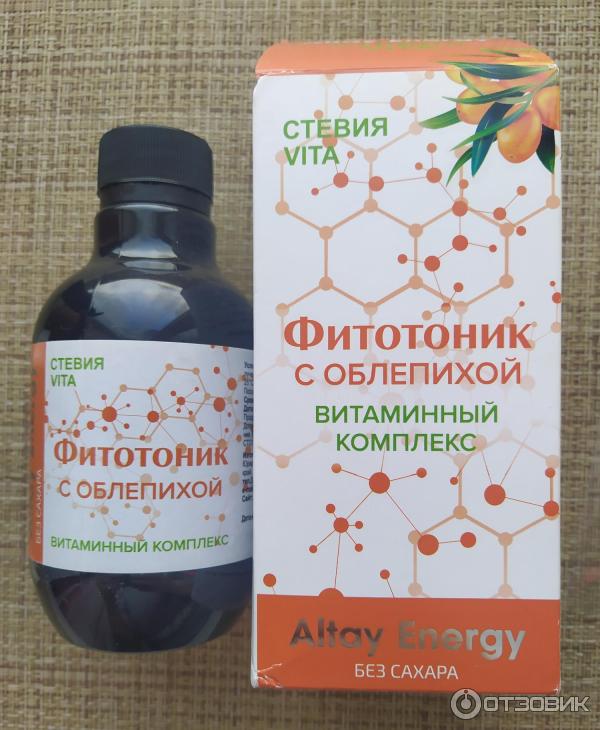 Отзыв о Фитотоник АлвиттА Стевия Vita с облепихой | Полезный сироп для ...