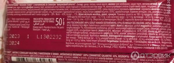 Отзыв о Молочный шоколад Roshen Tidbit | Понравился