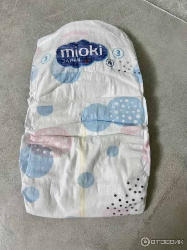 Отзыв о Подгузники Mioki | Отличный вариант, очень нежные и мягкие.