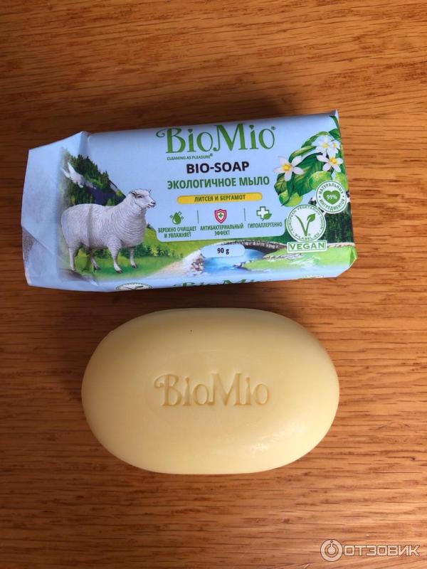 Отзыв о Экологичное туалетное мыло Bio Mio "Литсея и бергамот" | Свежий ...