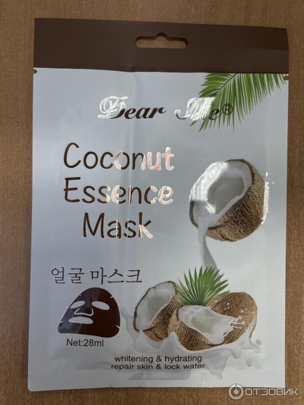 Отзыв о Тканевая маска для лица Dear She "Coconut Essence Mas" | Еще ...