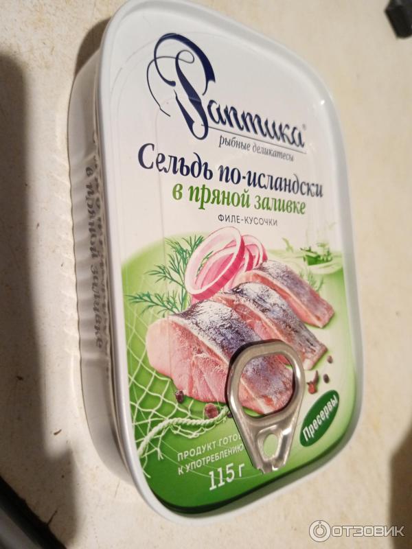 Отзыв о Сельдь по-исландски в пряной заливке Раптика | Вкусная селёдка ...