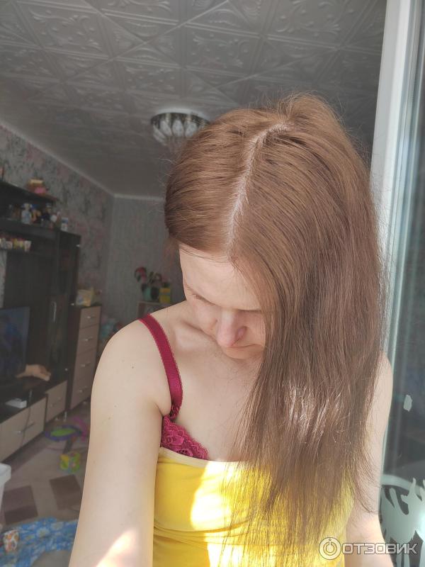 Отзыв о Краска для волос Garnier Color Naturals 7.1 Ольха | Неплохо, но ...