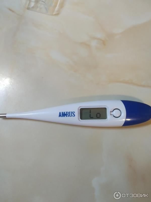 Отзыв о Термометр медицинский цифровой Amrus Enterprises AMDT-10 | Хороший термометр по ...