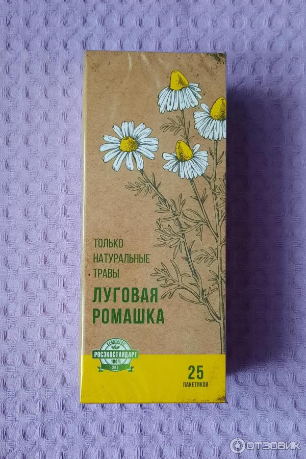 Отзыв о Напиток чайный Росэкостандарт Ромашка луговая | Постоянно ...