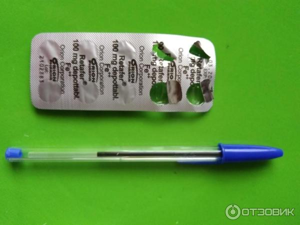 Отзыв о Лекарство при железодефицитной анемии Retafer 100 mg ...
