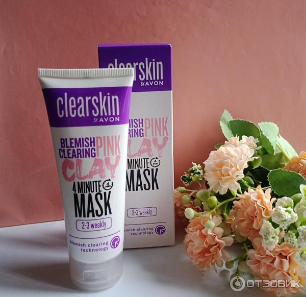 Отзыв о Маска для лица Clearskin by Avon Розовая глиняная ...