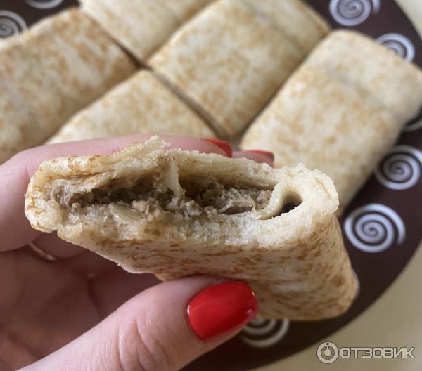 Отзыв о Блинчики с мясом "Морозко" | Середнячок