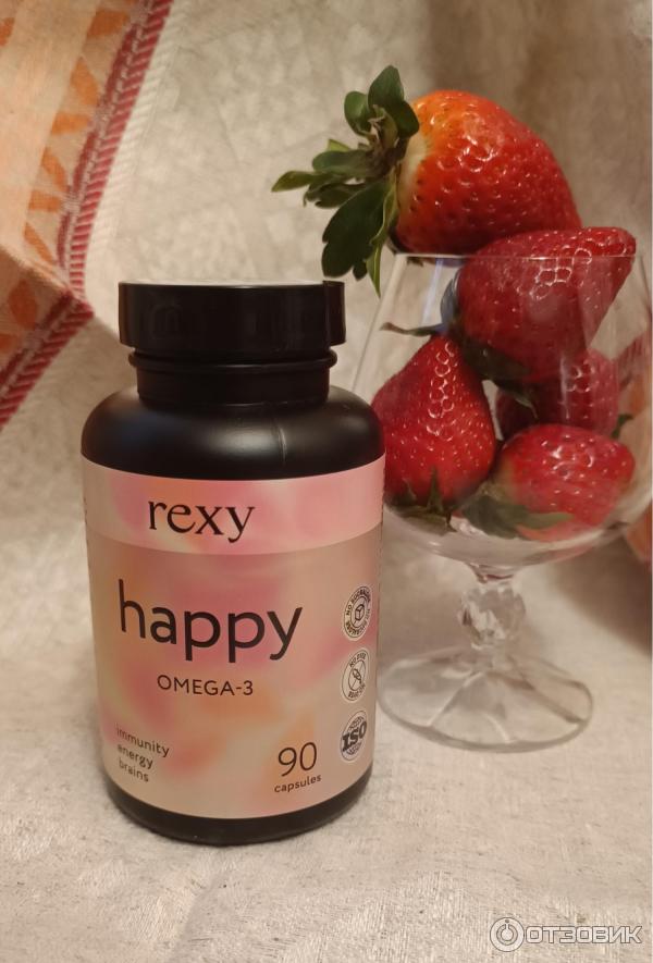Отзыв о БАД ProteinRex Rexy Happy Омега 3 витамины из чилийского лосося ...
