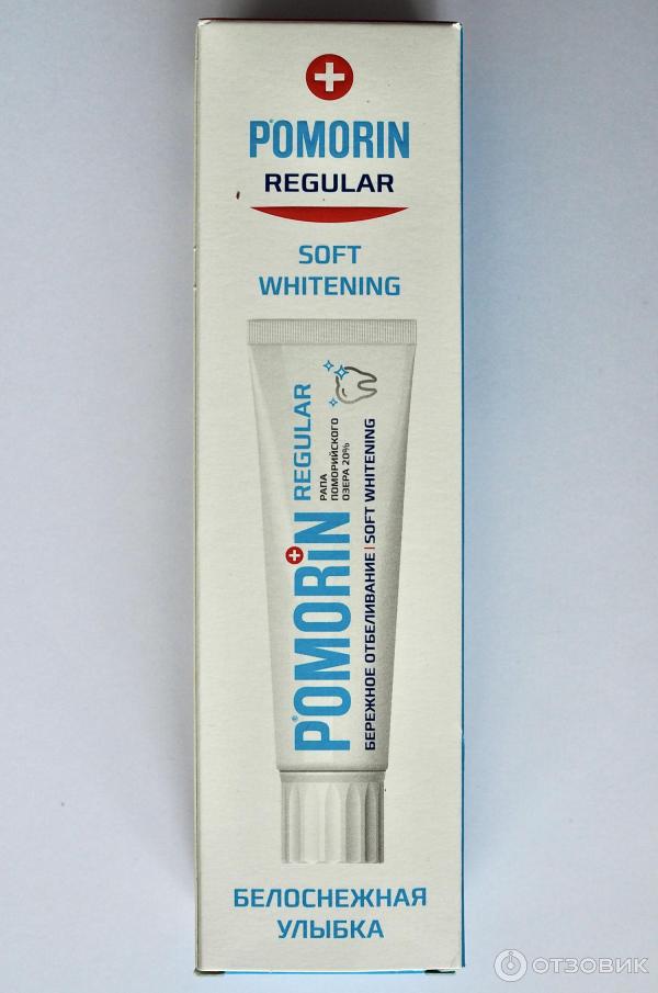 Отзыв о Зубная паста Pomorin Regular бережное отбеливание | И отбеливает и защищает.