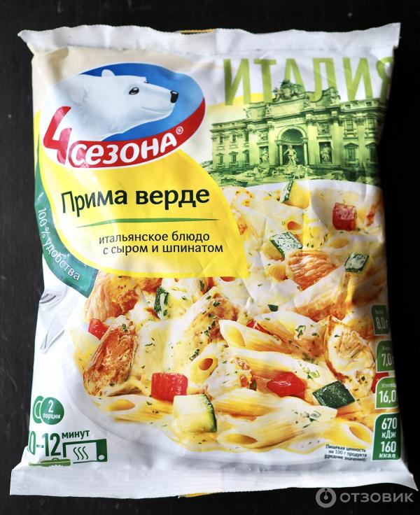 Отзыв о Итальянское блюдо "4 сезона" Прима верде | Сытные компоненты в ...