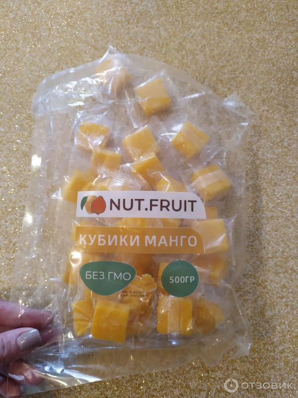 Отзыв о Манго кубики Nut.fruit "Exotic Fruit" | Вкусно) Но где состав ...