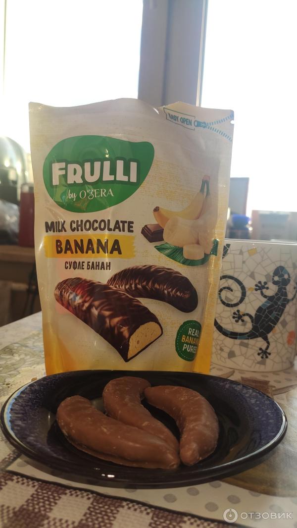Отзыв о Конфеты "OZera" Frulli суфле, банана в шоколаде | Десерт с ...