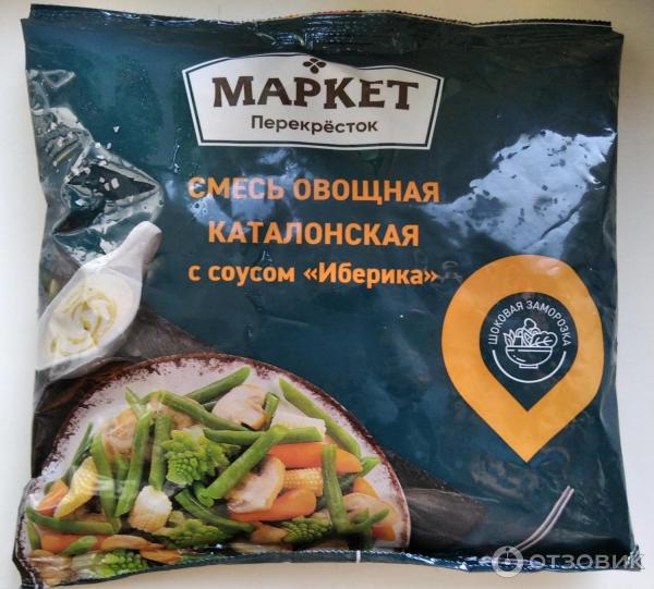 Отзыв о Овощная замороженная смесь Маркет Перекресток "Каталонская с ...