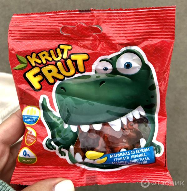 Отзыв о Жевательный мармелад KDV Krut Frut | Кто еще кого съест!