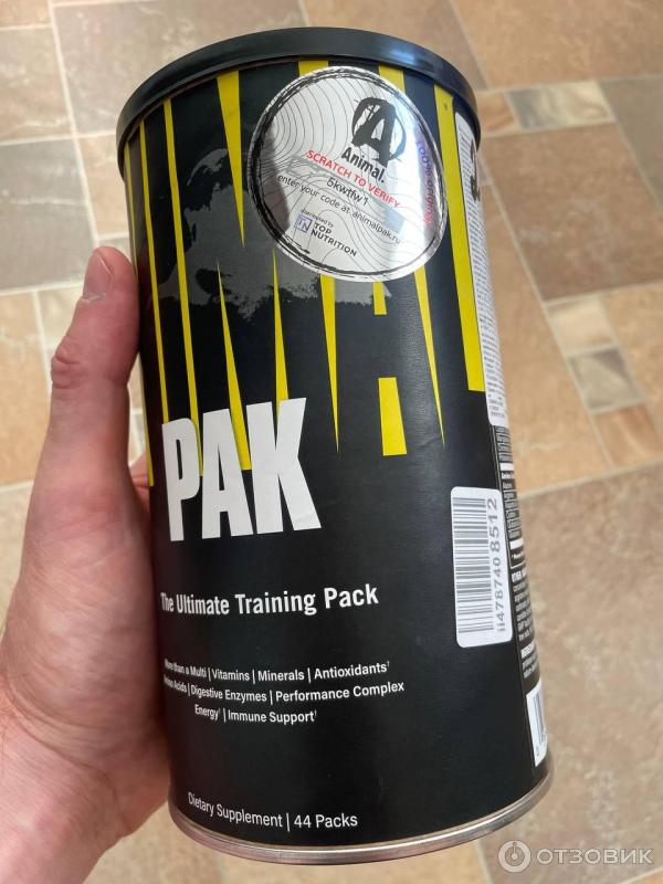 Отзыв о Витаминно-минеральный комплекс Universal Nutrition Animal PAK ...