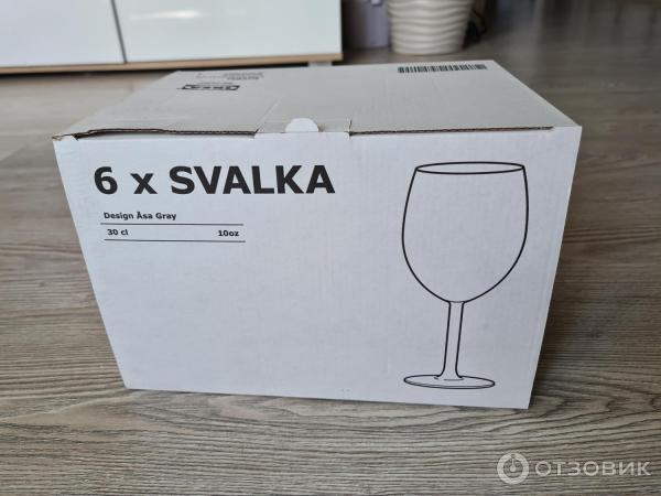 Отзыв о Набор бокалов для вина IKEA Svalka | Нормальные бокалы за ...