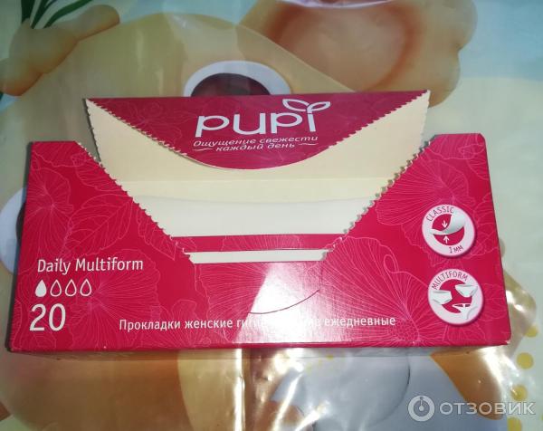 Отзыв о Ежедневные прокладки Pupi Daily multiform | Недорогие. Без ...