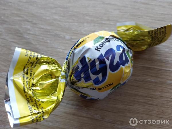 Отзыв о Конфеты Эльбрус-К "Нуга с лимонным вкусом" | Нуга?