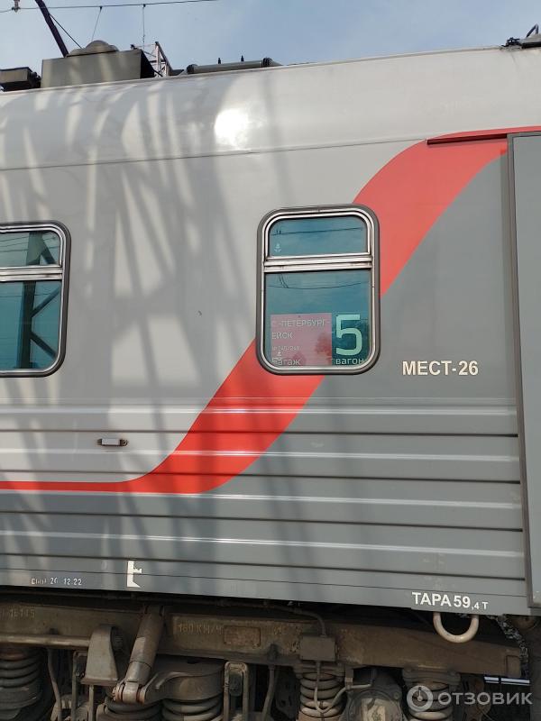 Отзыв о Поезд №245А Санкт-Петербург- Ейск | Ехать можно. Про остановки ...