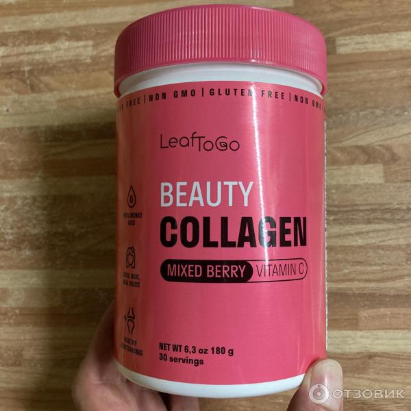 Отзыв о БАД LeafToGo Пептидный говяжий коллаген | Третья банка ...