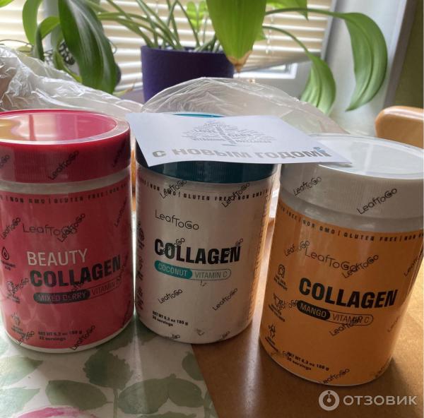 Отзыв о БАД LeafToGo Пептидный говяжий коллаген | Третья банка ...
