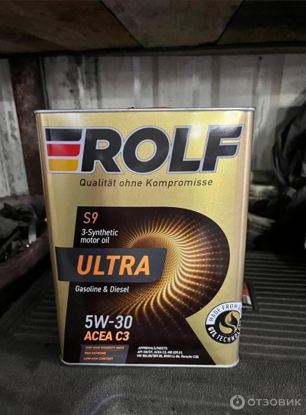 Отзыв о Моторное масло Rolf Ultra 5W30 | Крайне интересная новинка