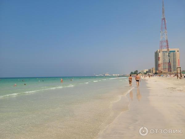 Отзыв о Пляж Al Khan ОАЭ Шарджа Шикарный пляж где за тенек нужно