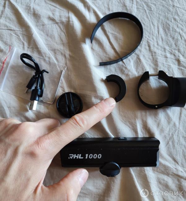 Отзыв о Фонарь велосипедный Rockbros R3-1000 | Мощь! Надёжность и ...