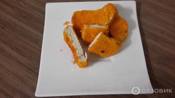 Отзыв о Рыбные наггетсы с сыром "Сытый папа" | Иногда можно, особенно ...