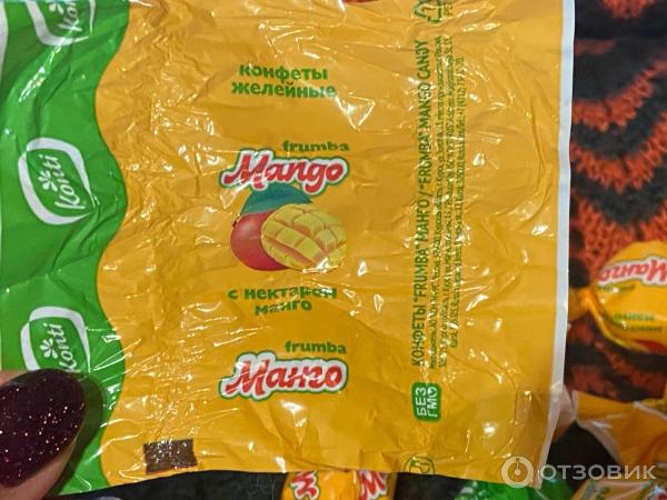 Отзыв о Конфеты желейные Konti FRUMBA "Манго" | Достойный конкурент ...